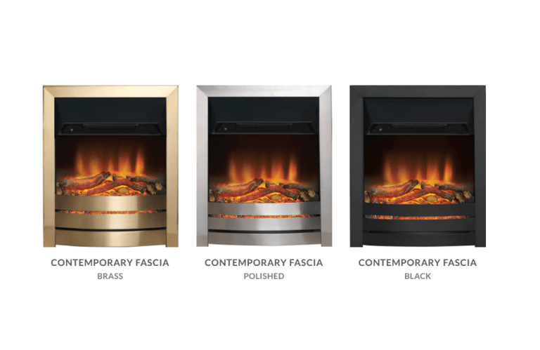 Solution Contemporary Fascia Electric fire - Castfireplaces