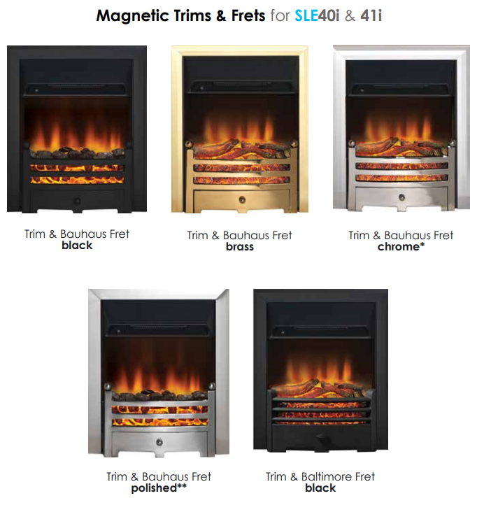 Solution SLE43i Electric Fire Fret and Trim - Castfireplaces